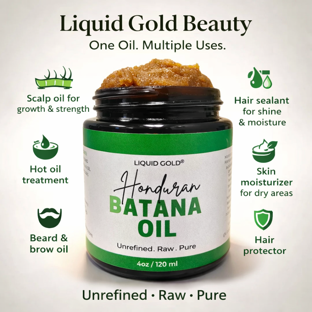 Batana Oil Benefits for Hair Growth, Thickness & Scalp Health – Liquid ...