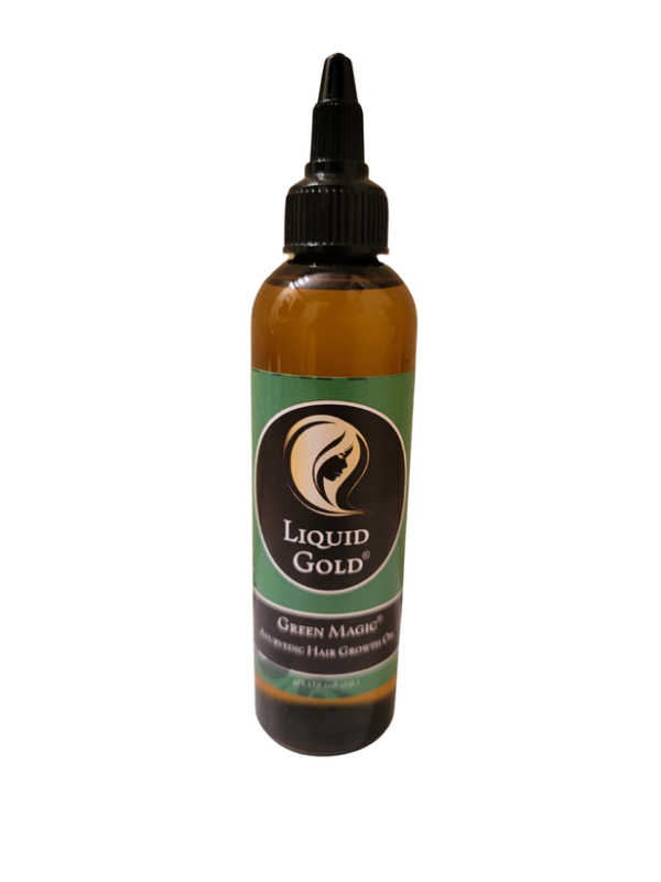 Green Magic Ayurvedic Hair Growth Oil – Liquid Gold Hair Products