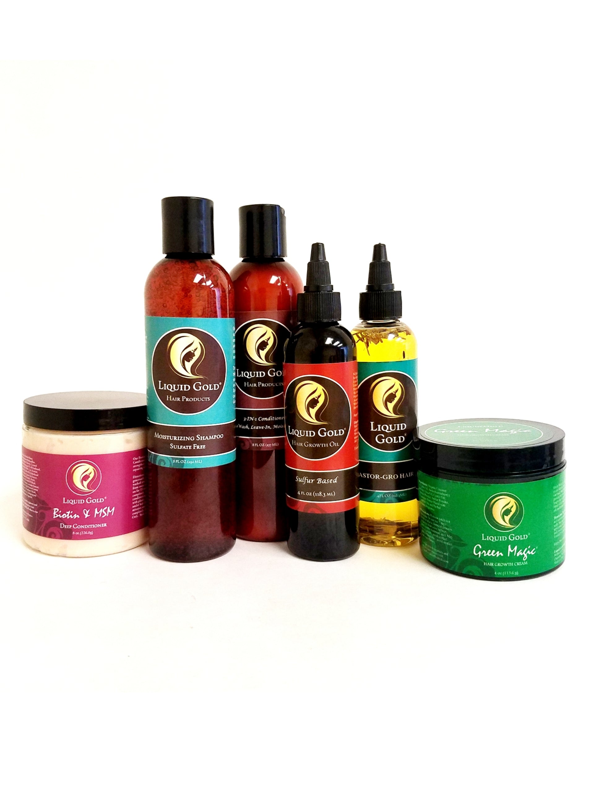 Conditioners & Shampoos – Liquid Gold Hair Products